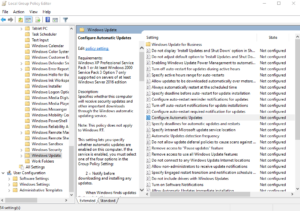 Configure Automatic Updates on Windows Server 2022 – Information Technology